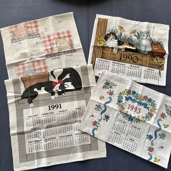 Tea Towel Calendar - Etsy