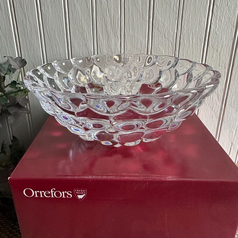 Orrefors Bowl - Etsy