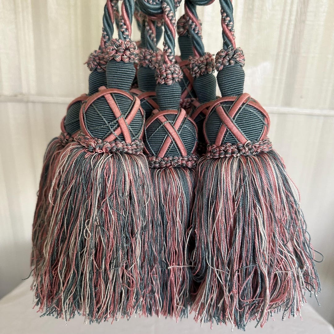 Designer Drapery Tassel Tiebacks/vintage Scalamandre Tassel Tiebacks ...