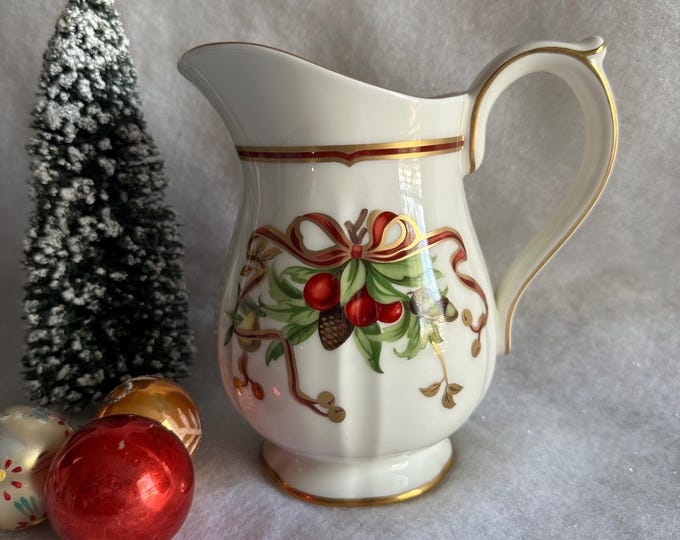 Vintage Tiffany & Co Holiday Pitcher/32 Ounce/1996 Tiffany Made in ...