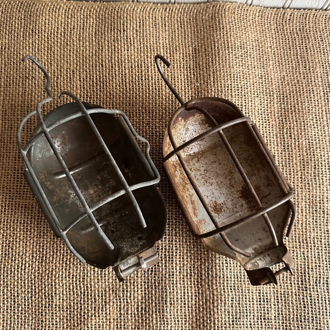 Salvaged Hardware Vintage Trouble Light Guard/diy Steampunk Craft ...