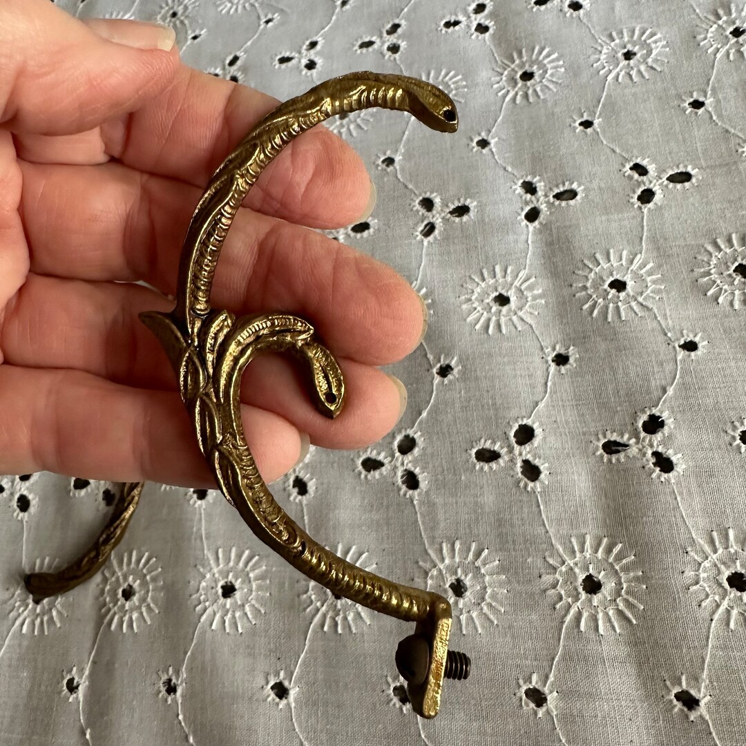 Vintage Chandelier Arm/diy Lamp Restoration Hardware/two Prism ...