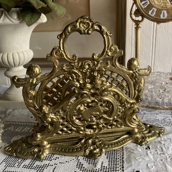 Brass Letter Holder - Etsy