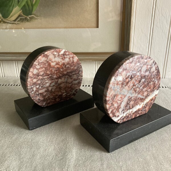 Marble Bookends - Etsy