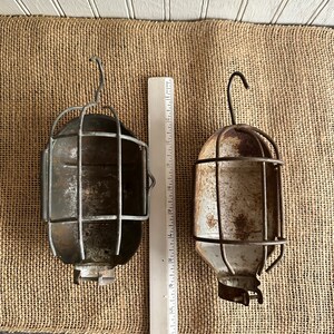 Salvaged Hardware Vintage Trouble Light Guard/diy Steampunk Craft ...