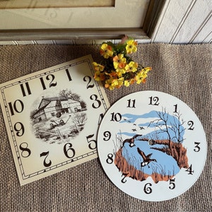 Porcelain Clock Face/diy Clock Making/vintage Clock Parts - Etsy