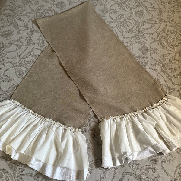 Ruffled Table Runner - Etsy