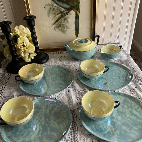 Phoenix China Tea Set - Etsy