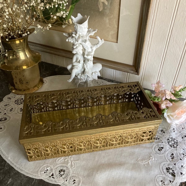 Filigree Tissue Box - Etsy