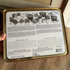 Vintage Christmas Tin/whitman Candy Tin/vintage Cookie Tin - Etsy