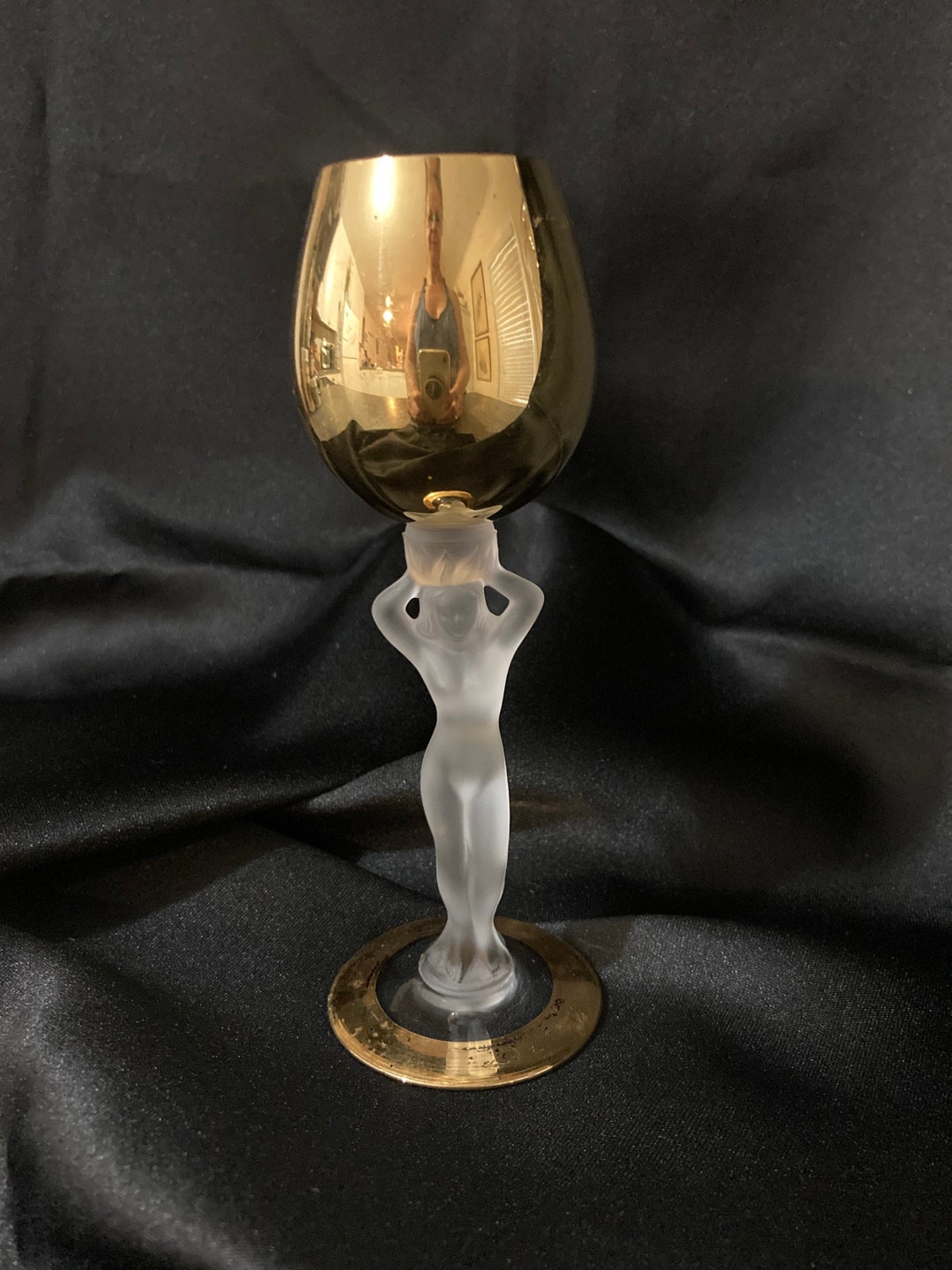 Bayel Frosted Nude Gold Cordial Glass/vintage French Cordial Glass - Etsy