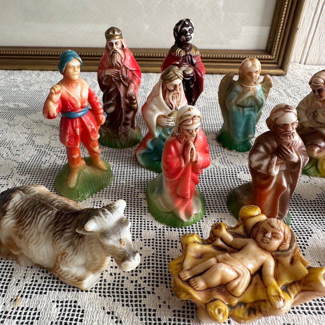 Vintage Mini Nativity Scene/retro Nativity Scene Hong Kong - Etsy