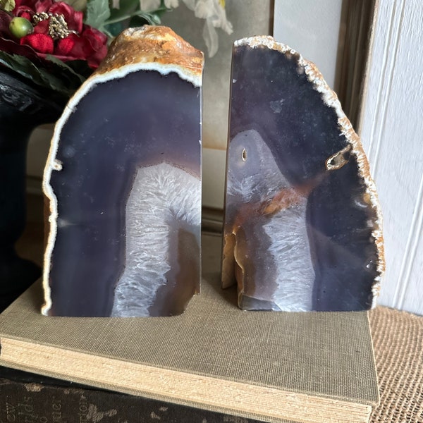 Geode Bookends - Etsy