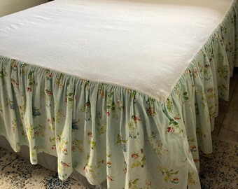 Pink Dust Ruffle | Etsy