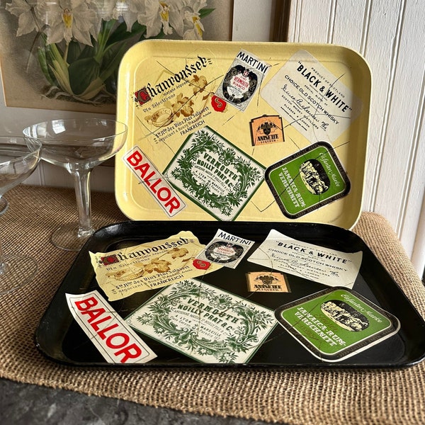 Mid Century Liquor Tray - Etsy