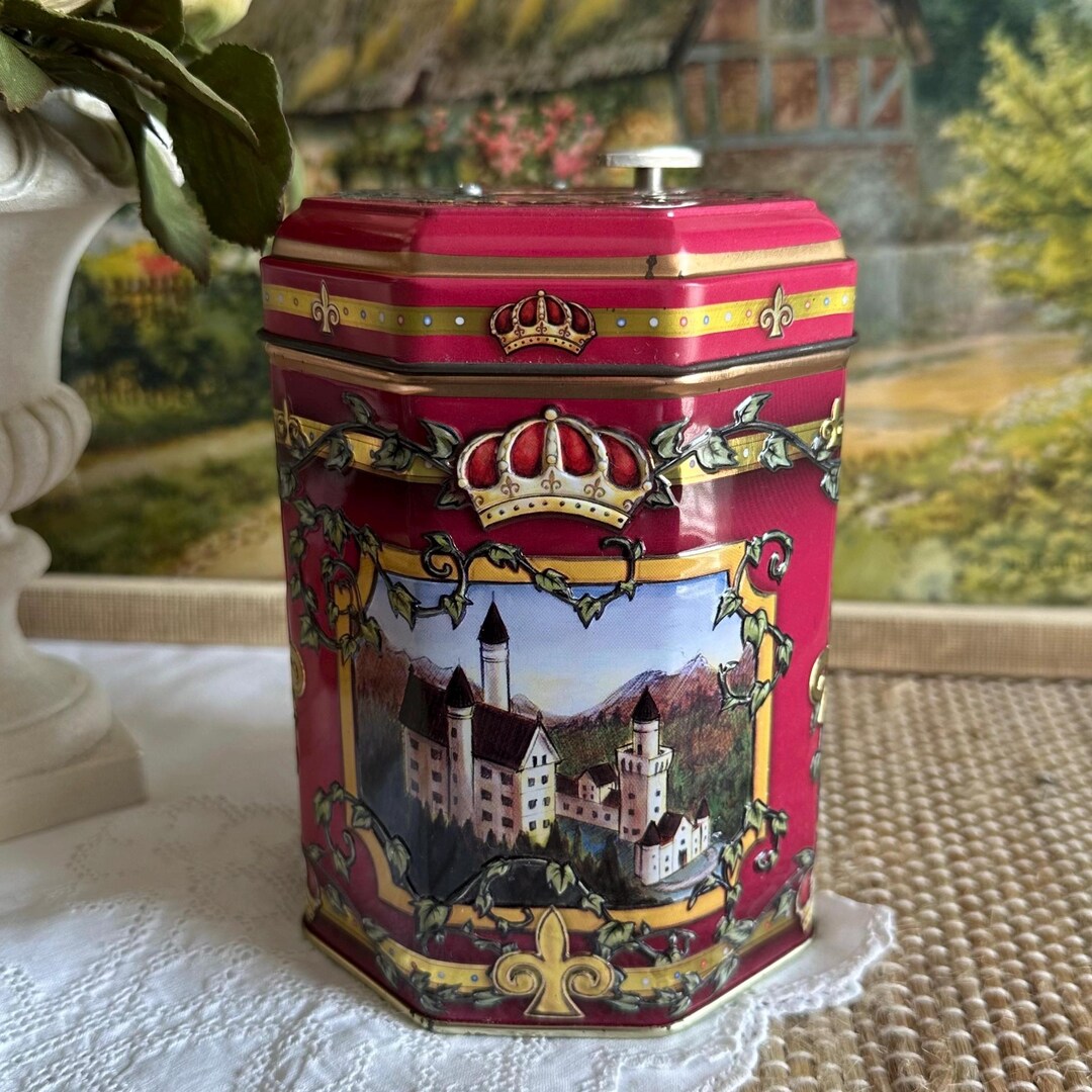 Vintage Musical Cookie Tin/steiffenhofer Cookie Tin/tin Canister - Etsy