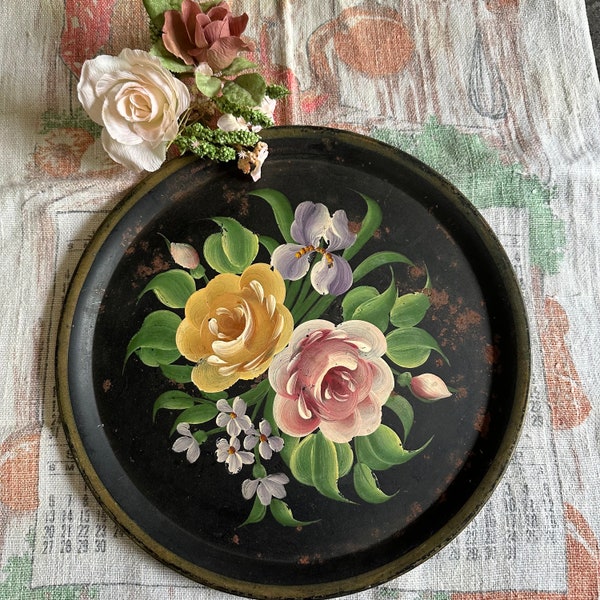 Tole Painted Tray - Etsy
