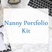 Nanny Interview Portfolio Kit Nanny Resume Template Set | Etsy