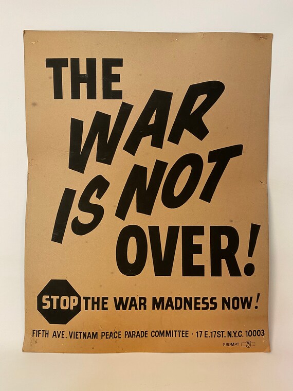 1960s Protest Signs
