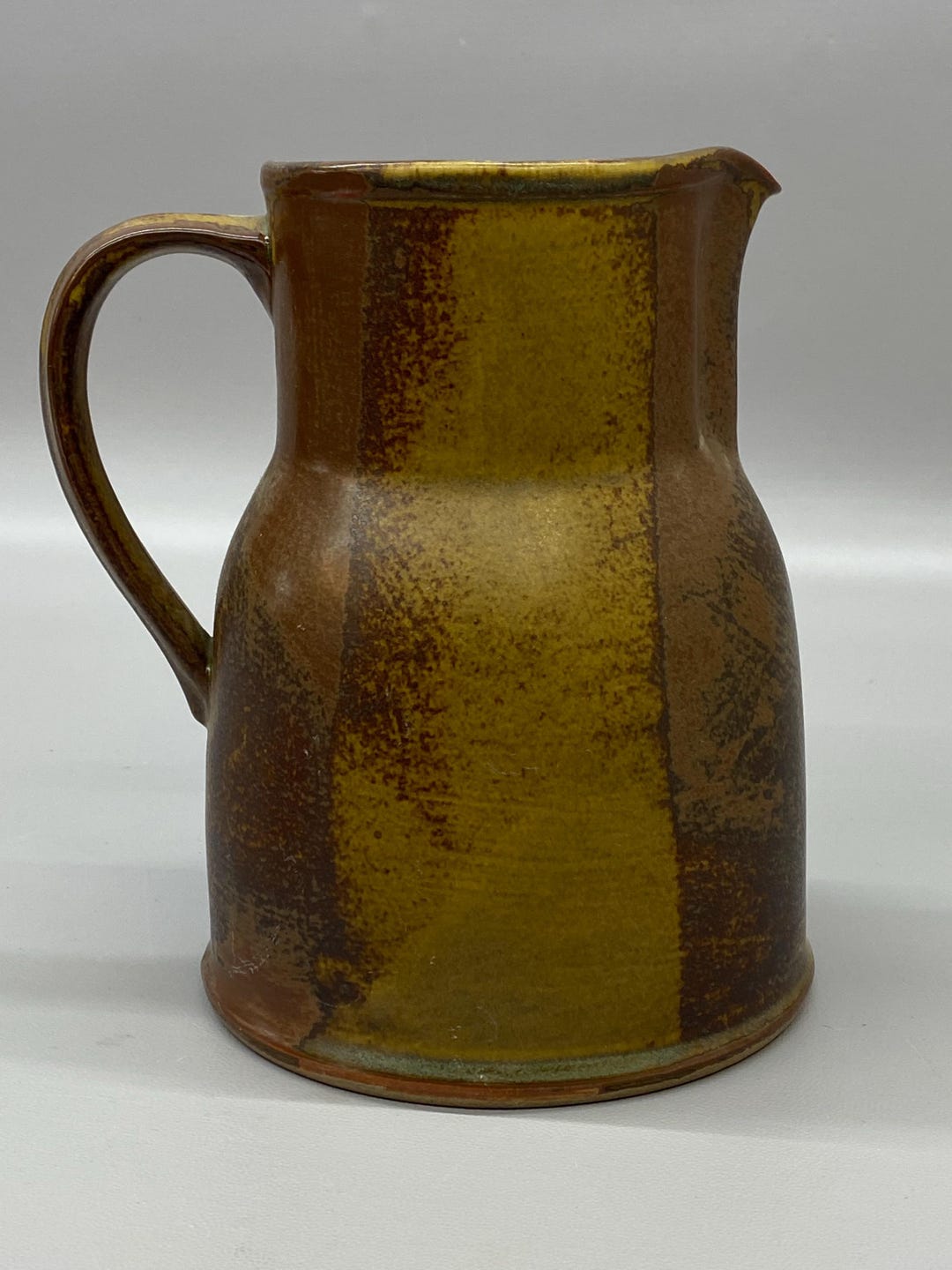Iron Mountain Stoneware Pitcher Nancy Patterson Lamb, Roan Pattern - Etsy