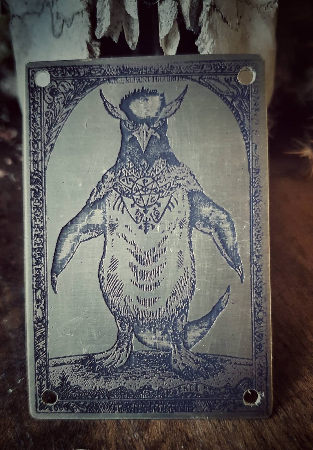 Satanic Penguin - Etsy