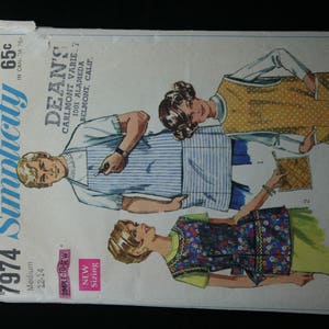 Men and Women's APRONS Simplicity Pattern 7974 1968 | Etsy