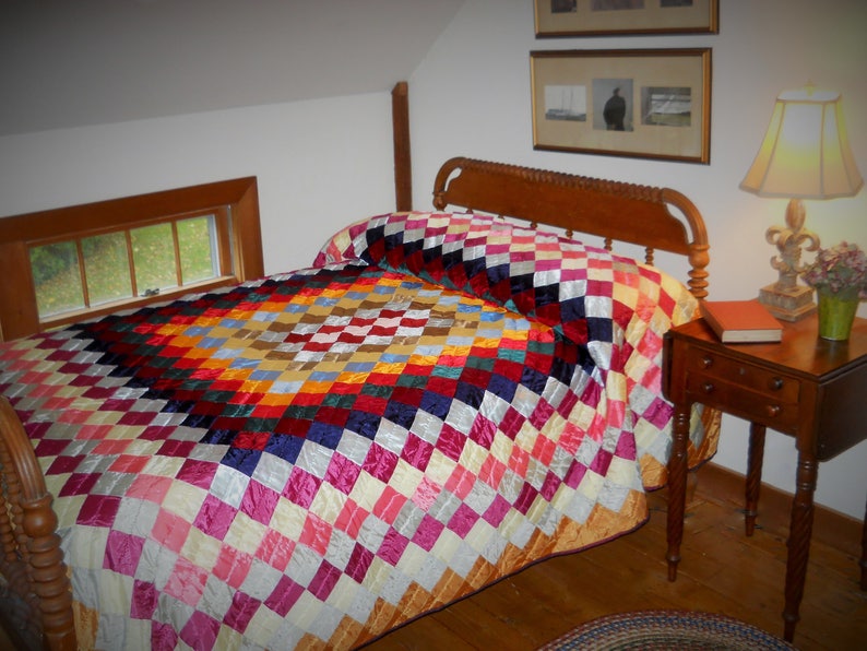 Unique Boston Commons Quilt. 91 X 76. Hand Quilted. Fantastic - Etsy