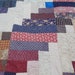 Log Cabin Straight Furrows Quilt. Gorgeous Fabrics. - Etsy