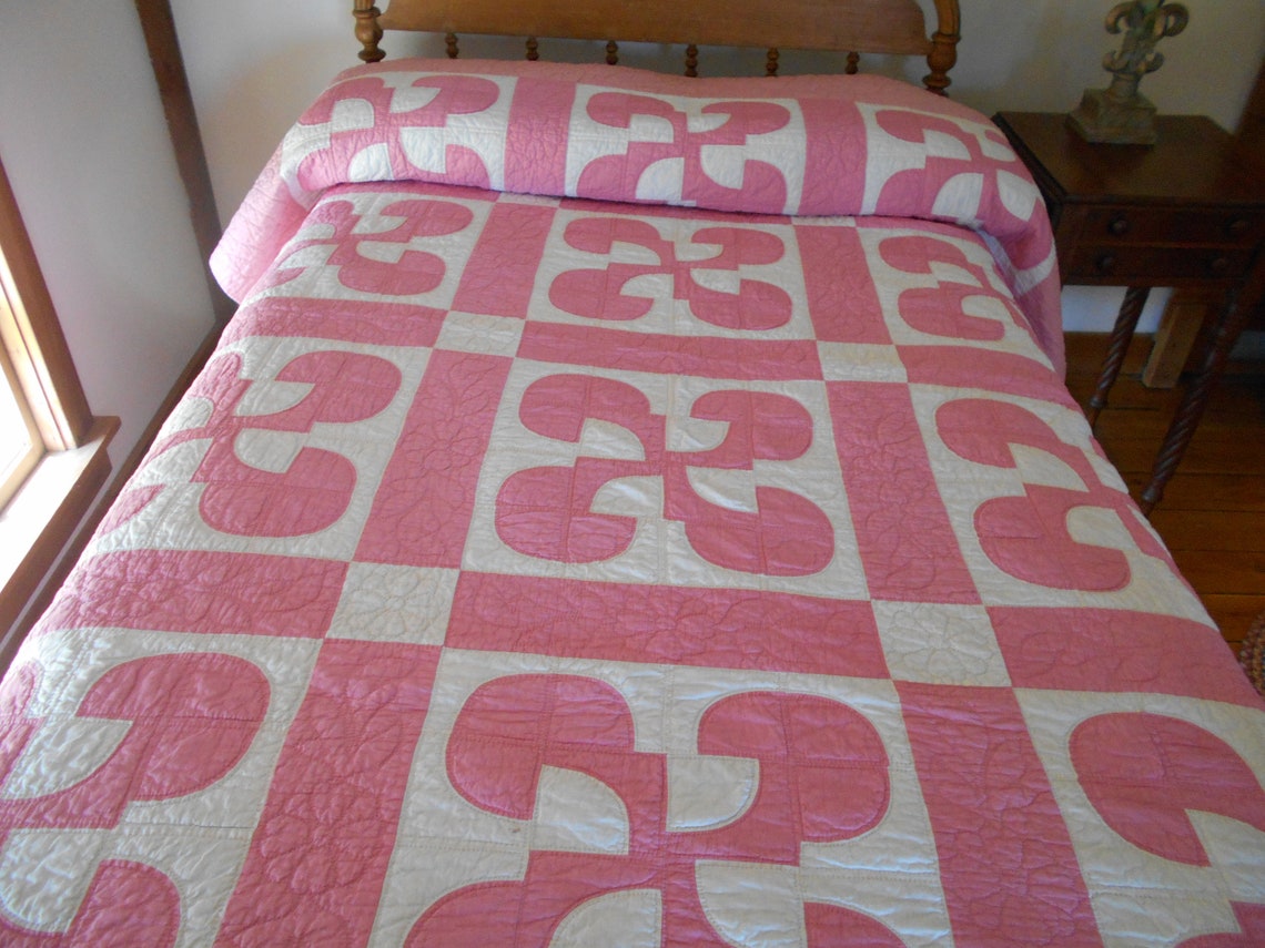 Rare and Collectable Princess Feather Quilt. Homemade. From - Etsy