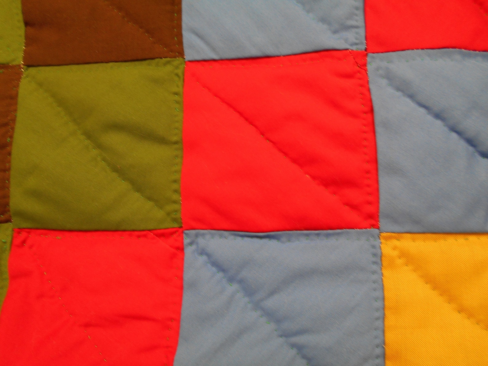 Showstopper Vibrant Stairstep Quilt. Hand Stitched. Nice - Etsy