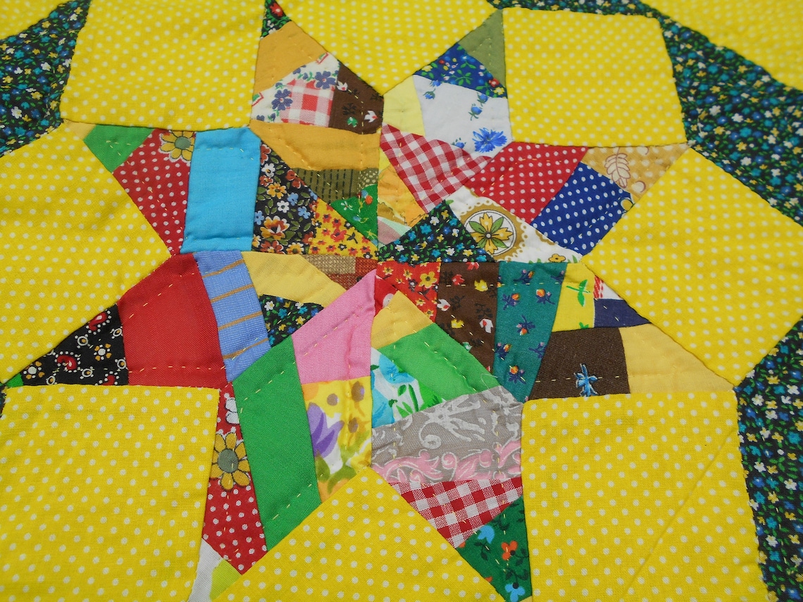 One of a Kind Star Quilt. Bold and Unique. From Virginia. - Etsy