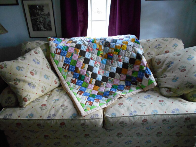 Homemade Boston Commons Quilt. From Georgia. Vivid Colors and - Etsy