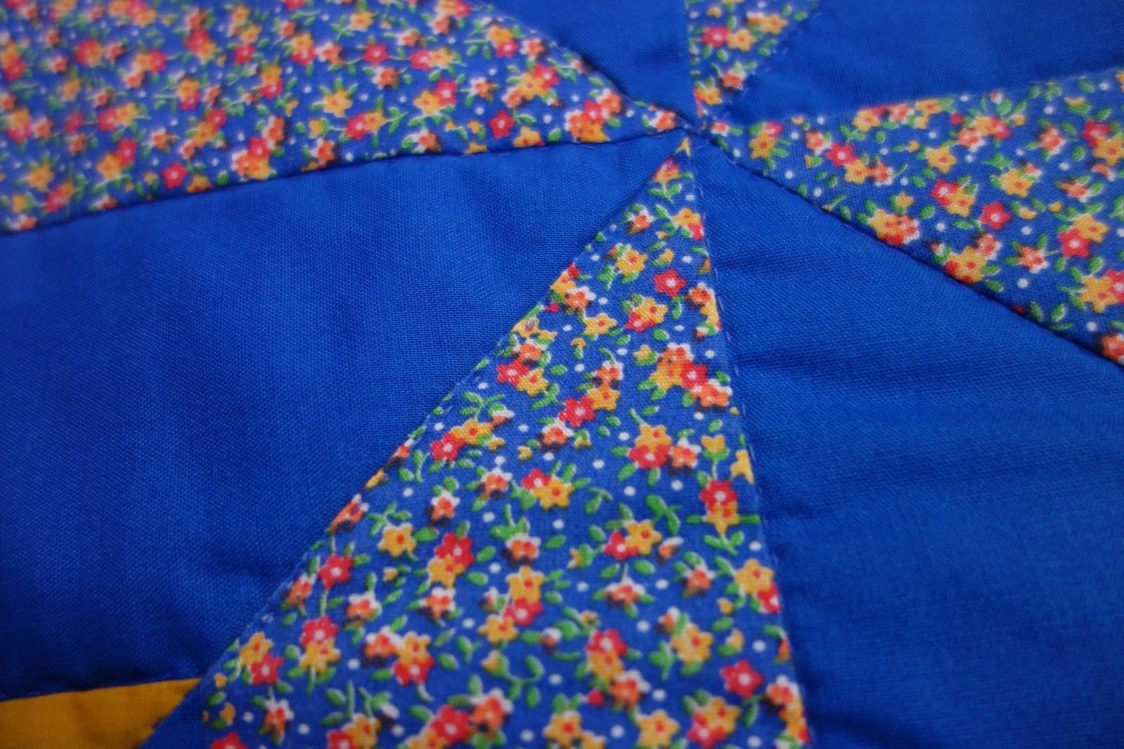 Never Used. Vintage Homemade Pierced Star Quilt. Blue and - Etsy