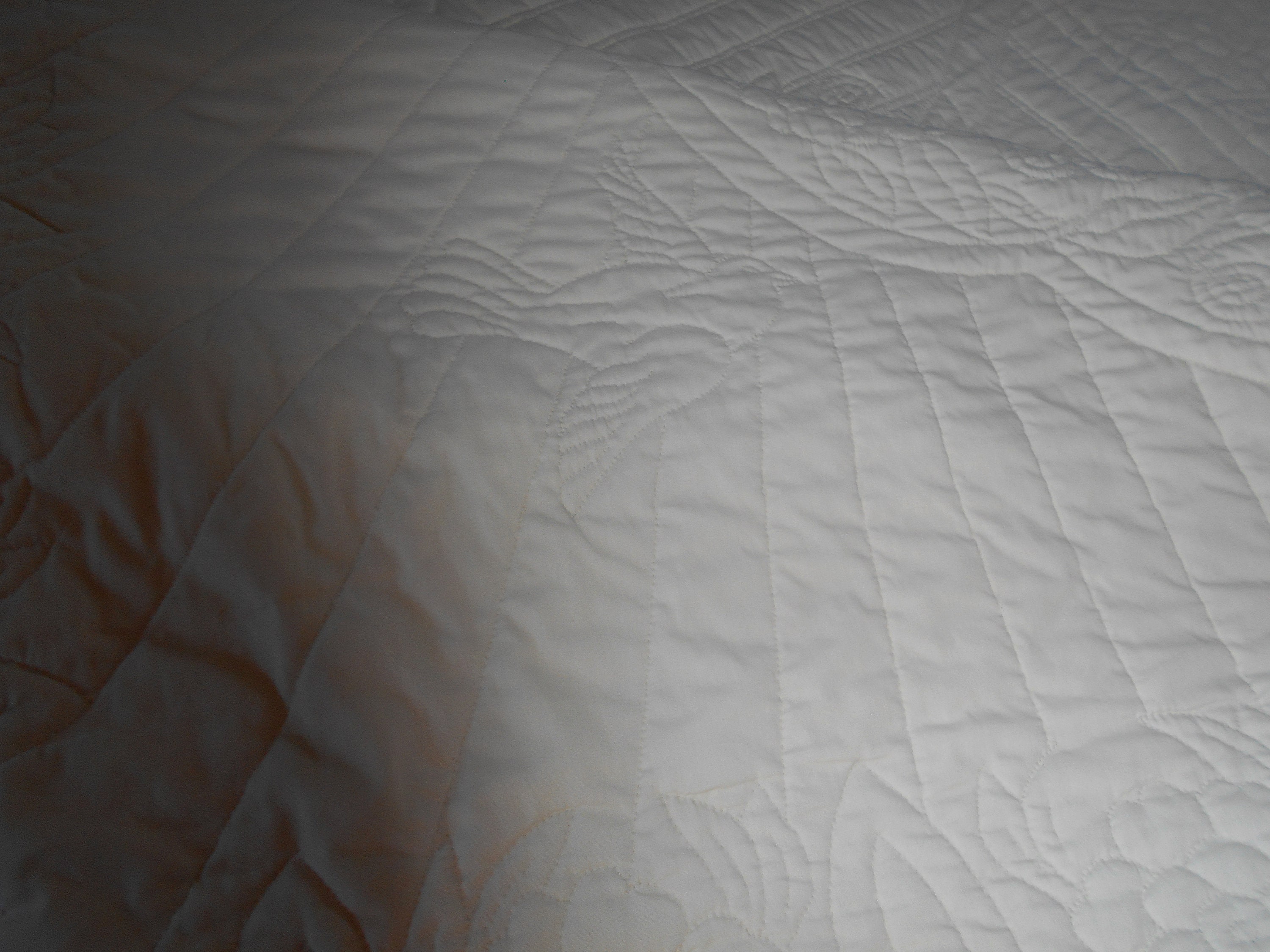 Classic Solid Cream Whole-cloth Quilt. Excellent Hand - Etsy