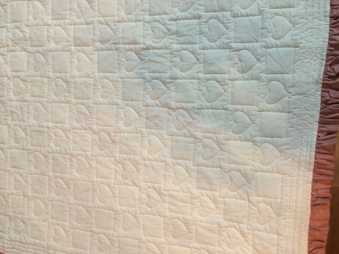 Homemade Stair Steps Quilt. Ruffled Edge. With Provenance. - Etsy