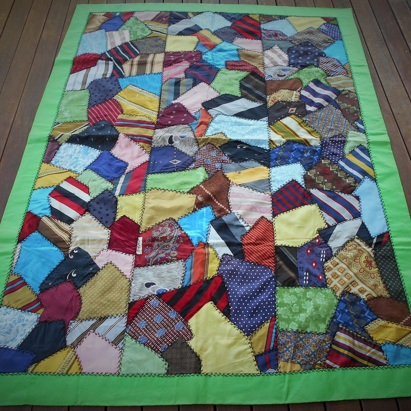 Necktie Quilt - Etsy