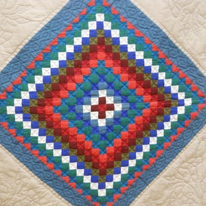 Showstopper!! Incredible Hand Quilting. Stunning Colors. Nice Condition ...