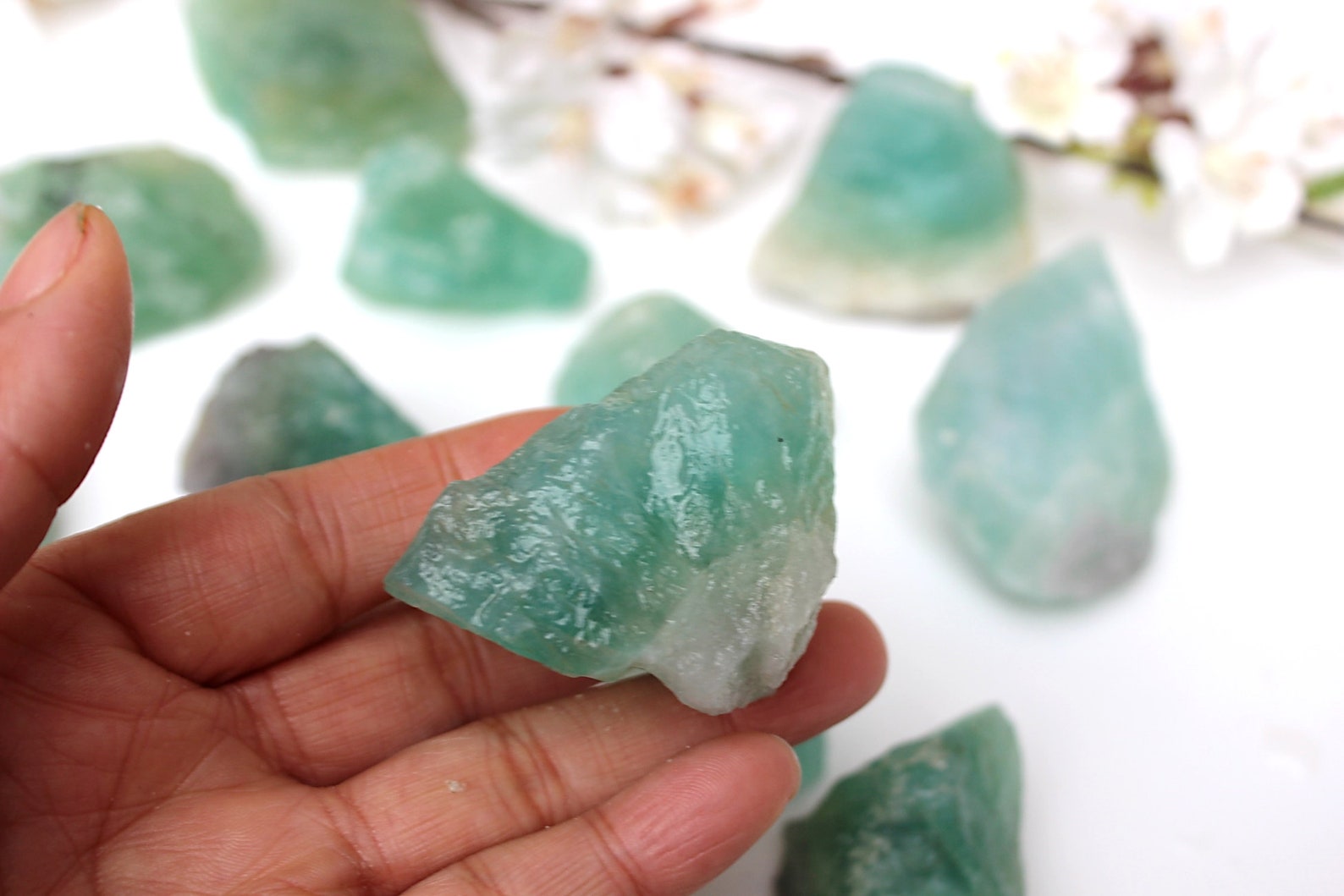 Fluorite Rough Stone Crystal Chunks / Reiki / Wicca / Healing | Etsy