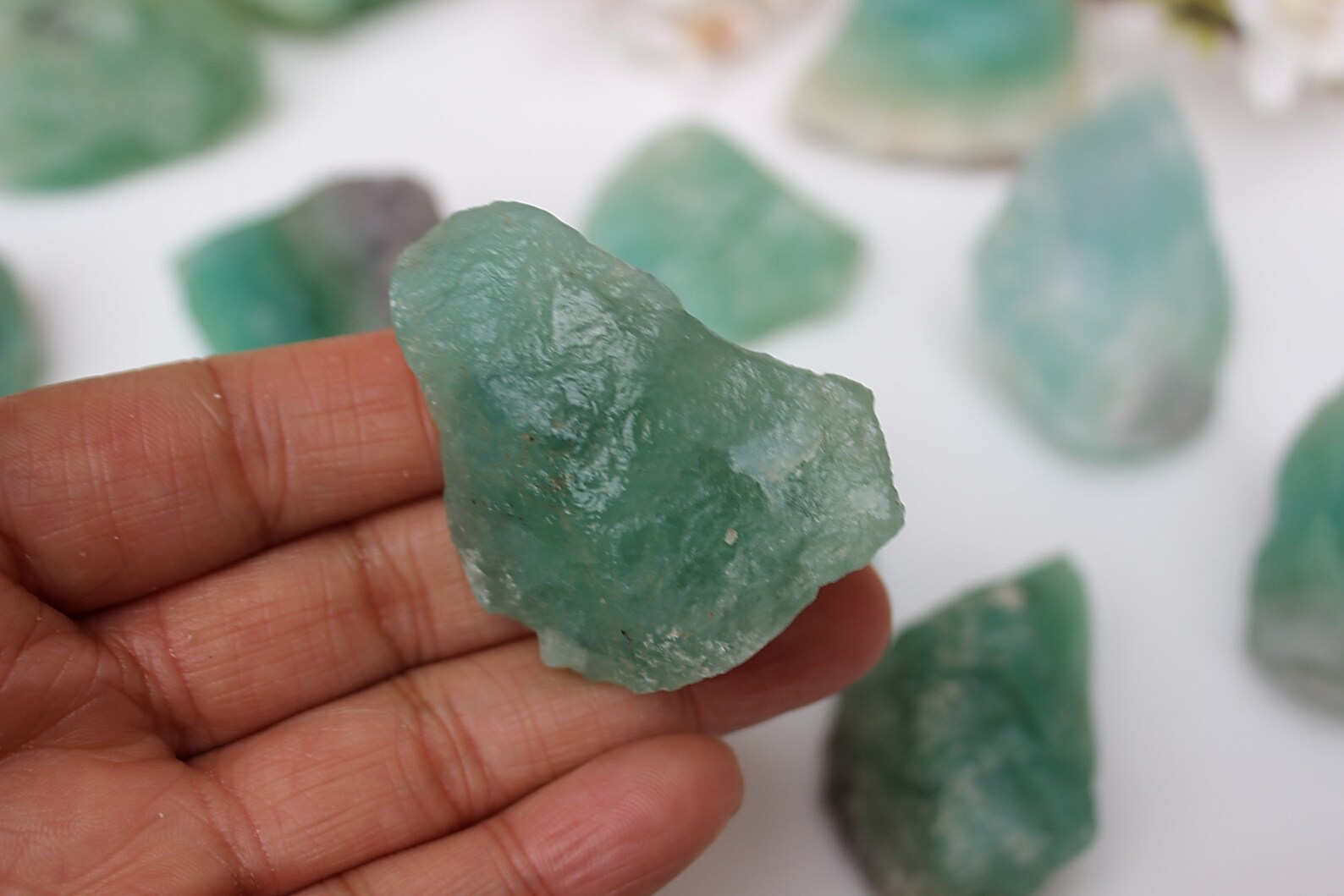 Fluorite Rough Stone Crystal Chunks / Reiki / Wicca / Healing | Etsy