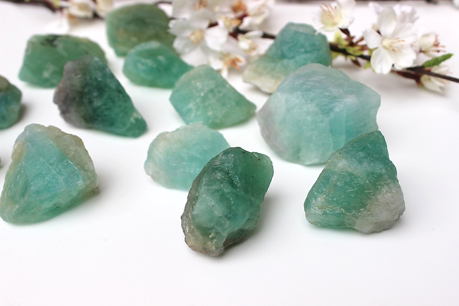 Fluorite Rough Stone Crystal Chunks / Reiki / Wicca / Healing | Etsy