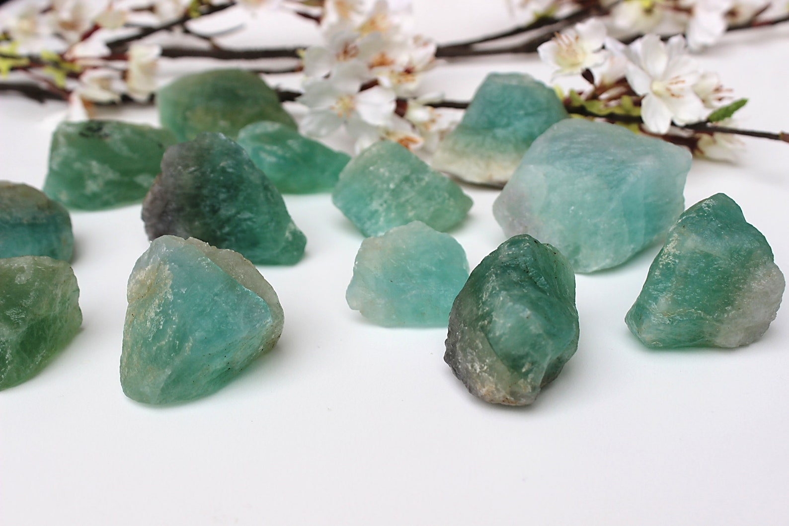 Fluorite Rough Stone Crystal Chunks / Reiki / Wicca / Healing | Etsy