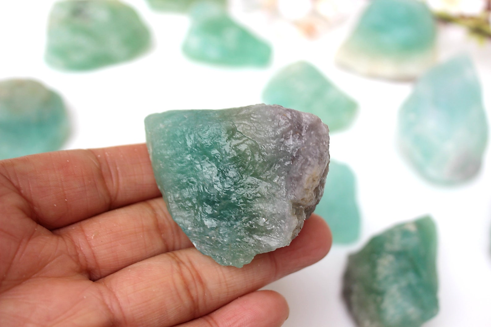 Fluorite Rough Stone Crystal Chunks / Reiki / Wicca / Healing | Etsy