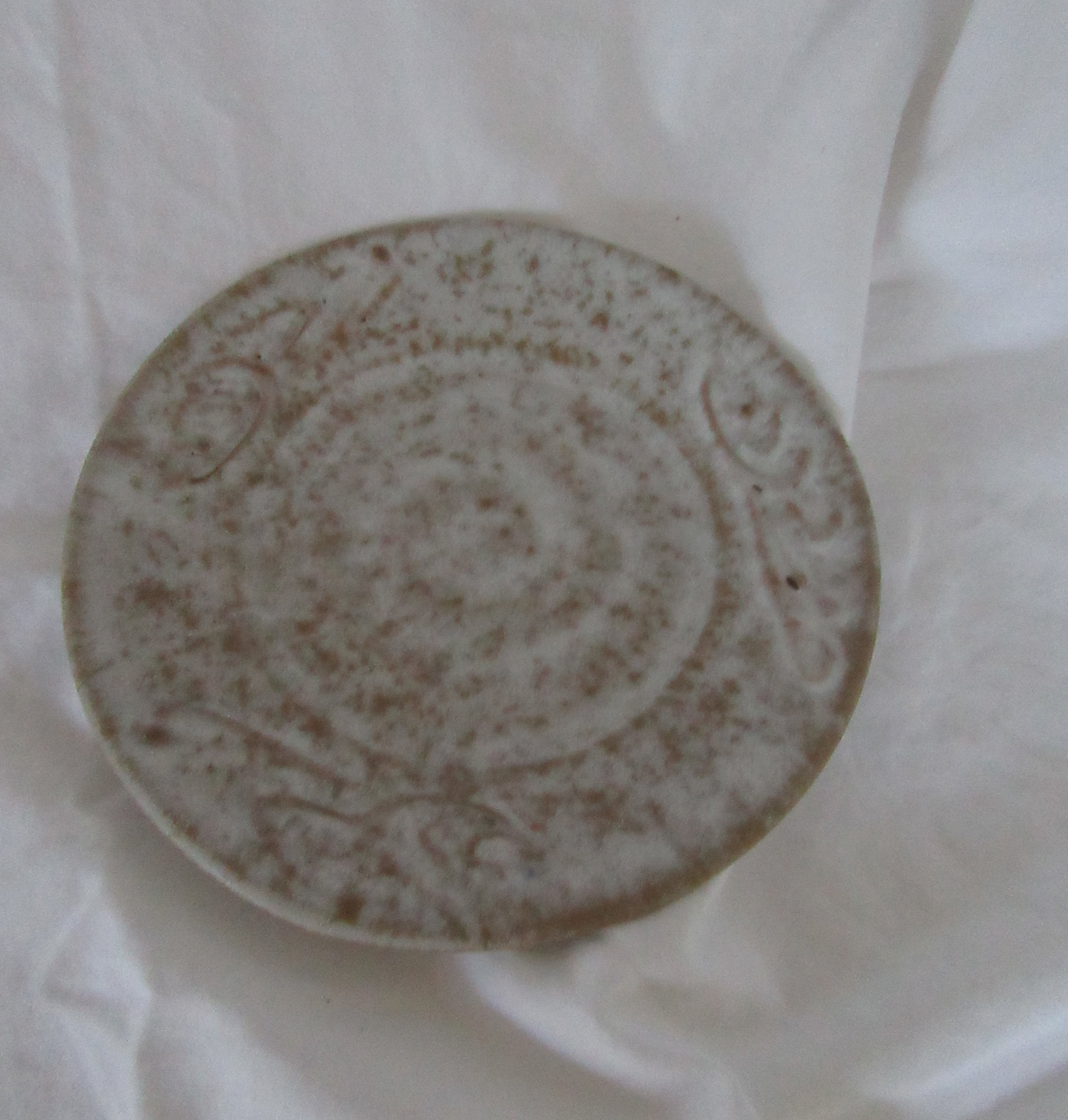Small Decorative Pottery Side Plate, Under 6 Inches, Formed on Wheel ...