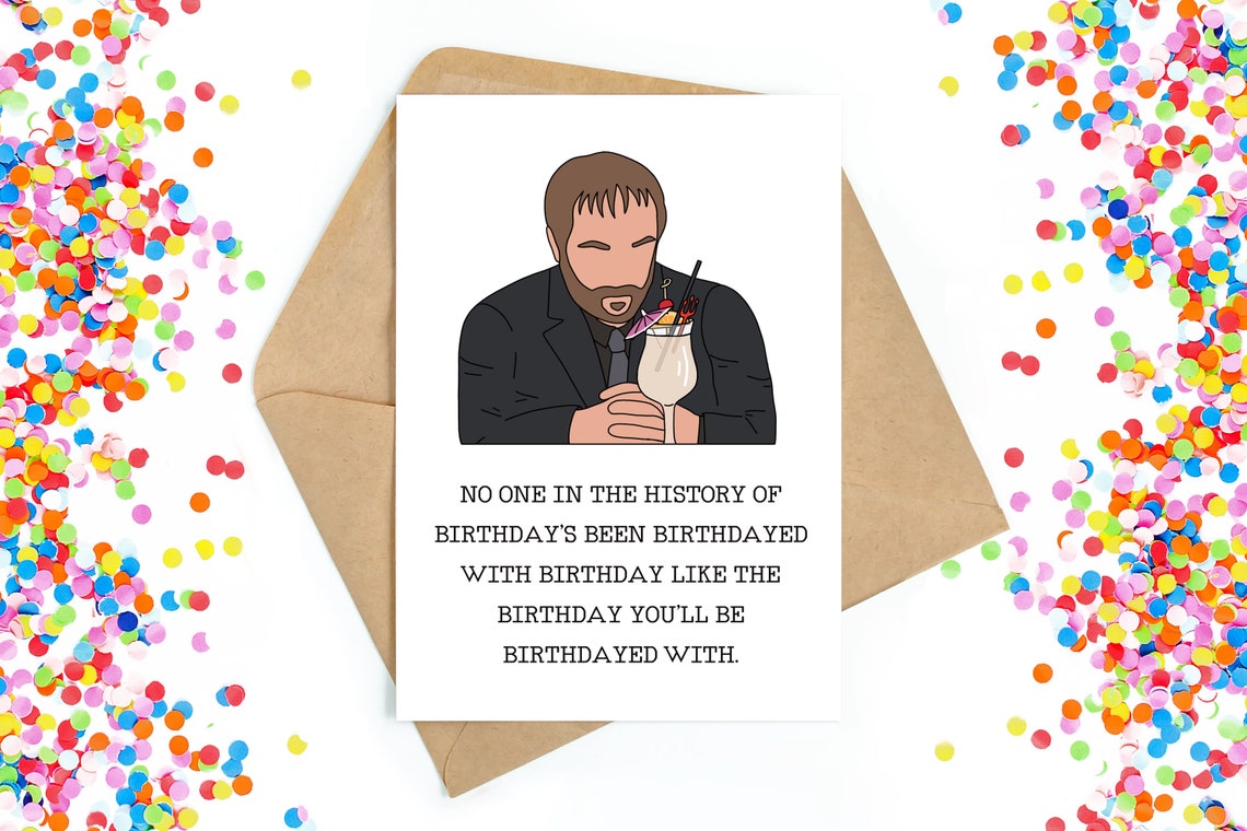 Supernatural Birthday Card Crowley Birthday Card | Etsy