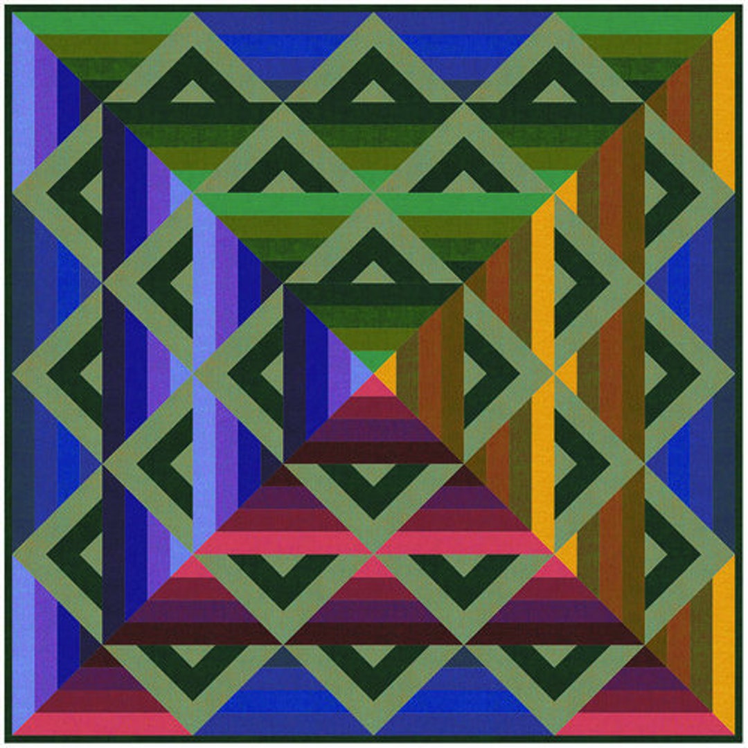 Pattern by Colourwerx: PAINT BOX Quilt in One Size - Etsy