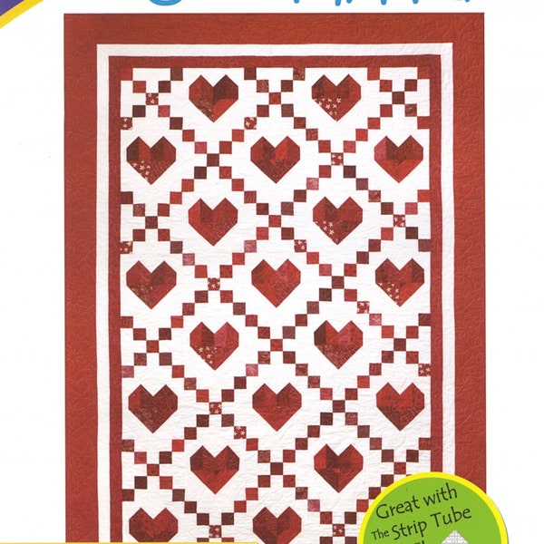 Heart Strip Quilt Pattern - Etsy