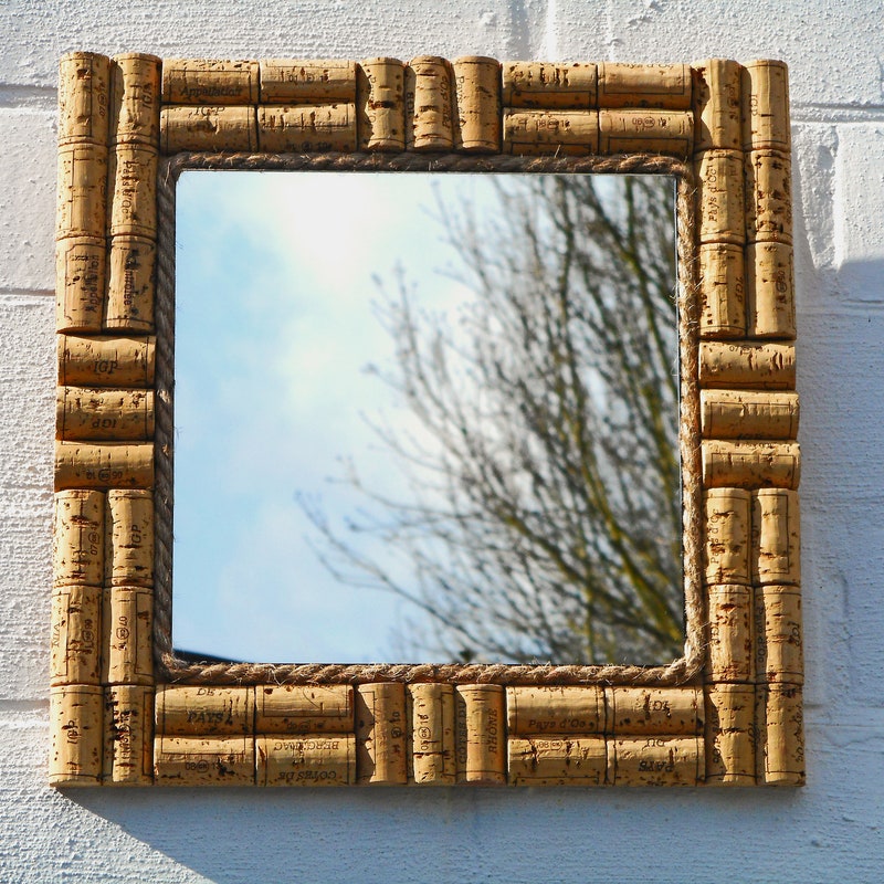 Cork Mirror - Etsy