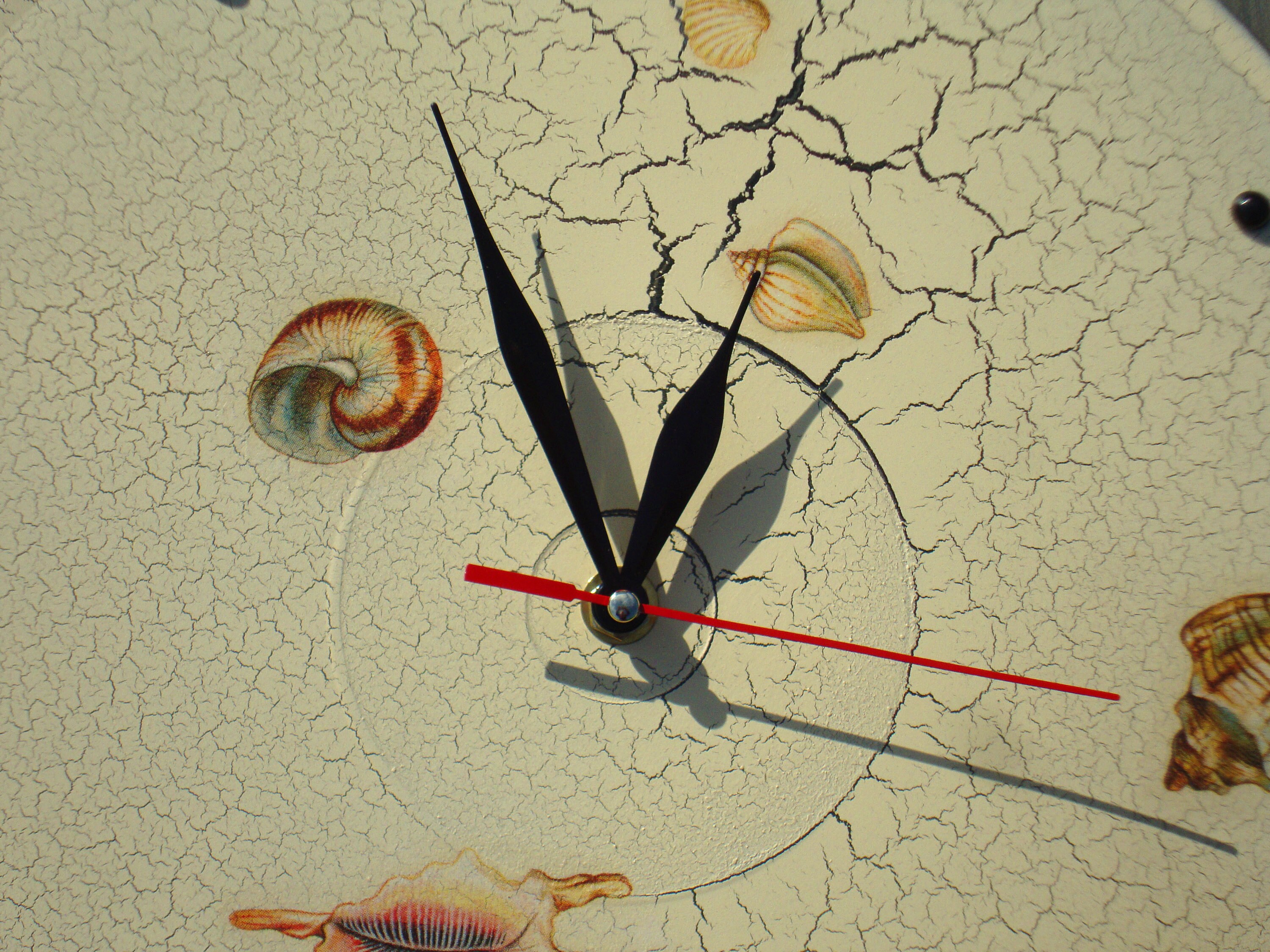 Sea Shell Clock Beach Wall Clock Ivory Clock for Wall Hanging - Etsy