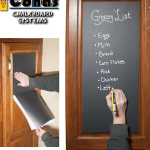 Cohas Chalkflex Adhesive Backed Chalkboard Material Includes White ...