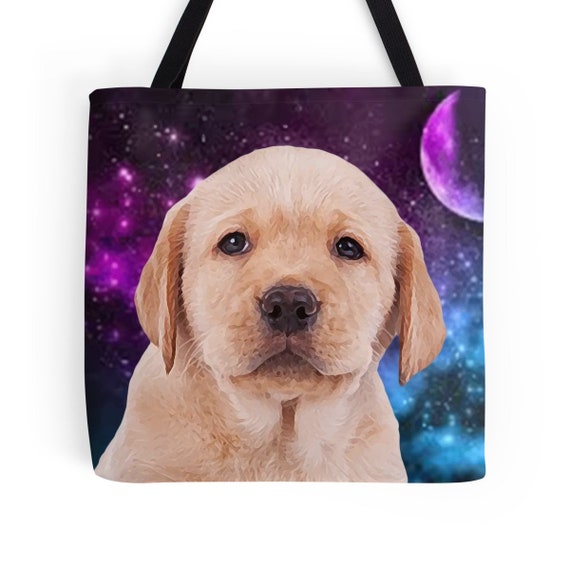 Items similar to Yellow Labrador Tote Bag 02 PLM - Dog Tote Bag ...